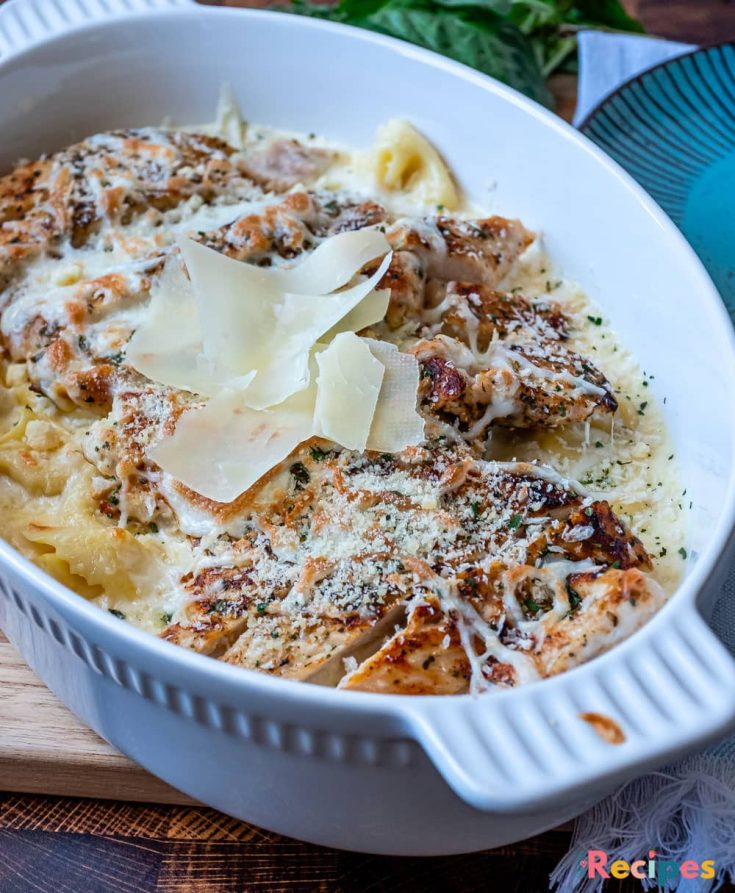 ASIAGO TORTELLONI ALFREDO WITH GRILLED CHICKEN