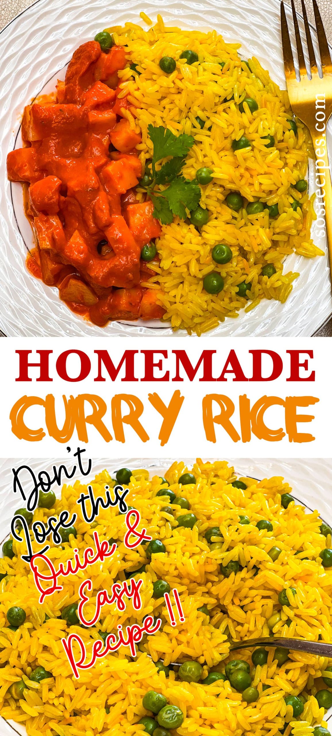 Quick And Easy Fluffy Homemade Curry Rice - RECIPES