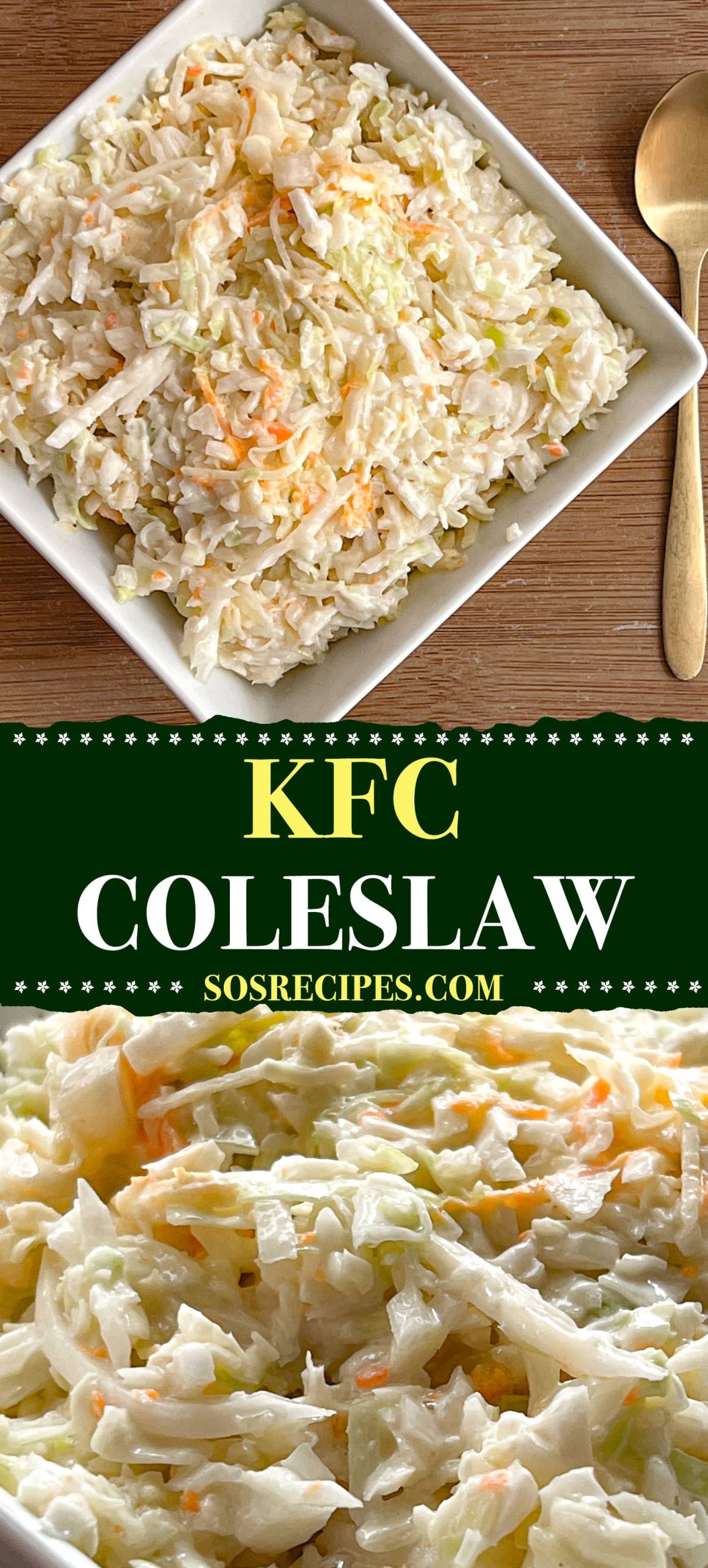 KFC Coleslaw Recipe - {Copycat Recipe}