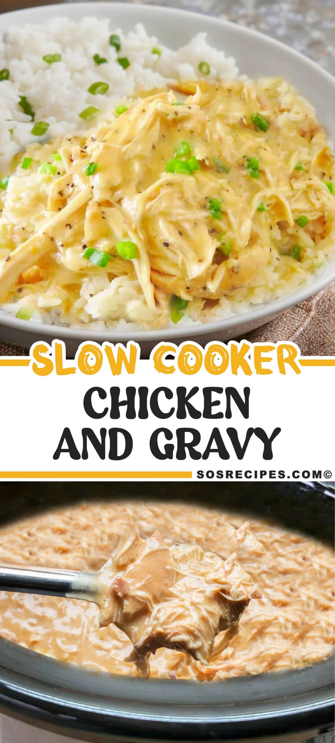 SLOW COOKER CHICKEN AND GRAVY - Sos Recipes