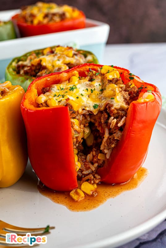 Stuffed Bell Peppers Recipe - Sos Recipes