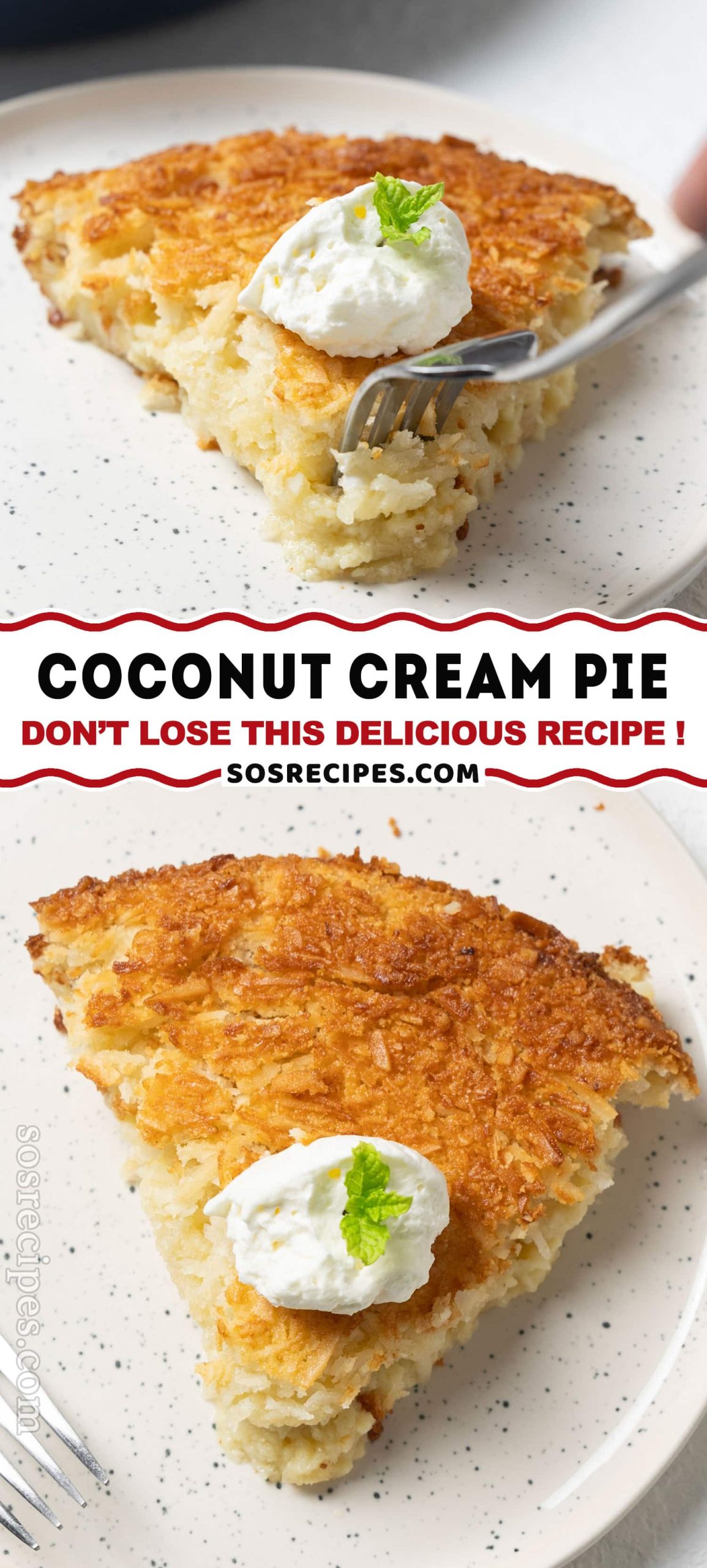 Impossibly Easy Coconut Pie - Sos Recipes