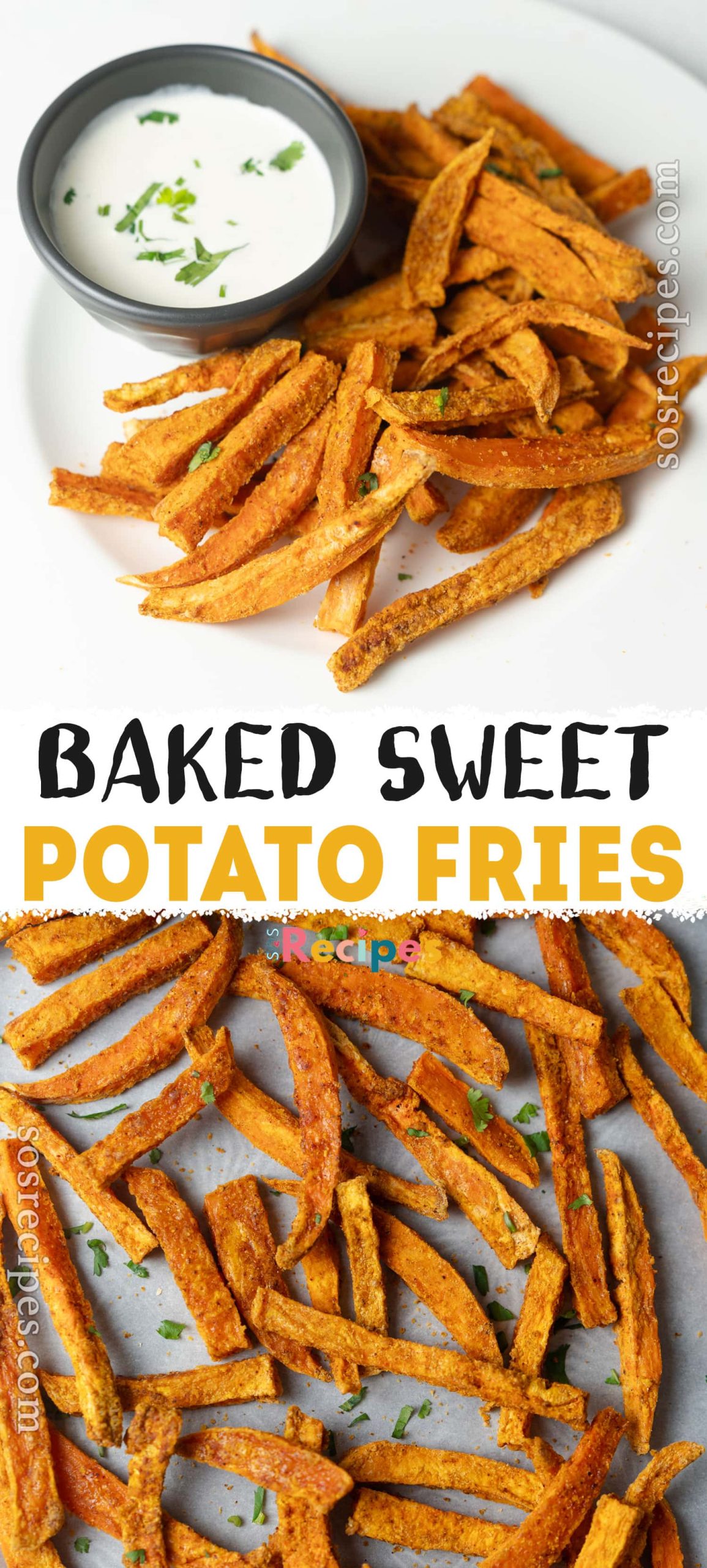Baked Sweet Potato Fries - Sos Recipes