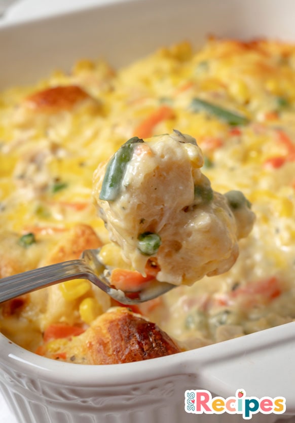 Chicken Pot Pie Casserole Recipe - Sos Recipes
