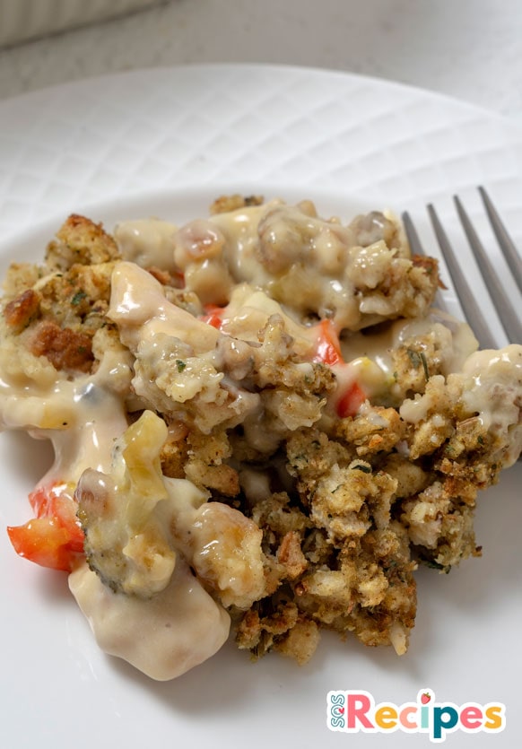 Chicken Stuffing Casserole Recipe - Sos Recipes