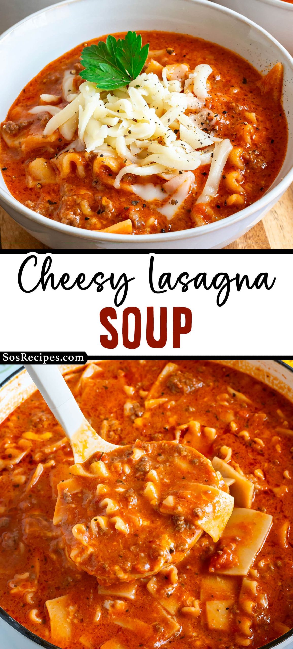 Easy Lasagna Soup Recipe - Sos Recipes