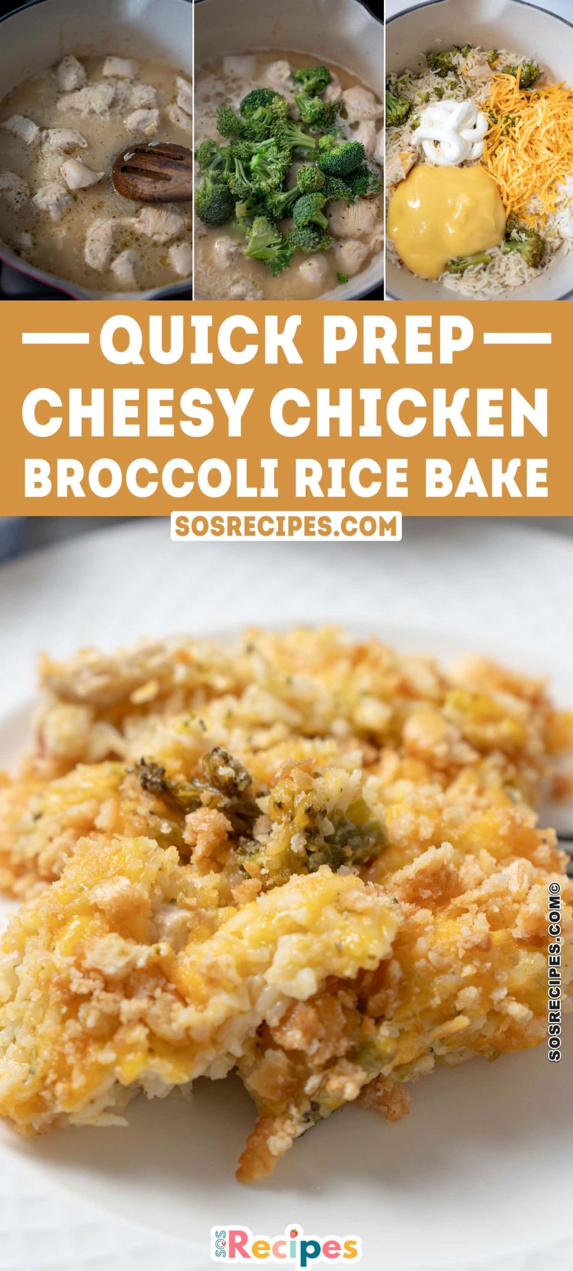 Quick Prep Cheesy Chicken Broccoli Rice Bake Recipe - Sos Recipes