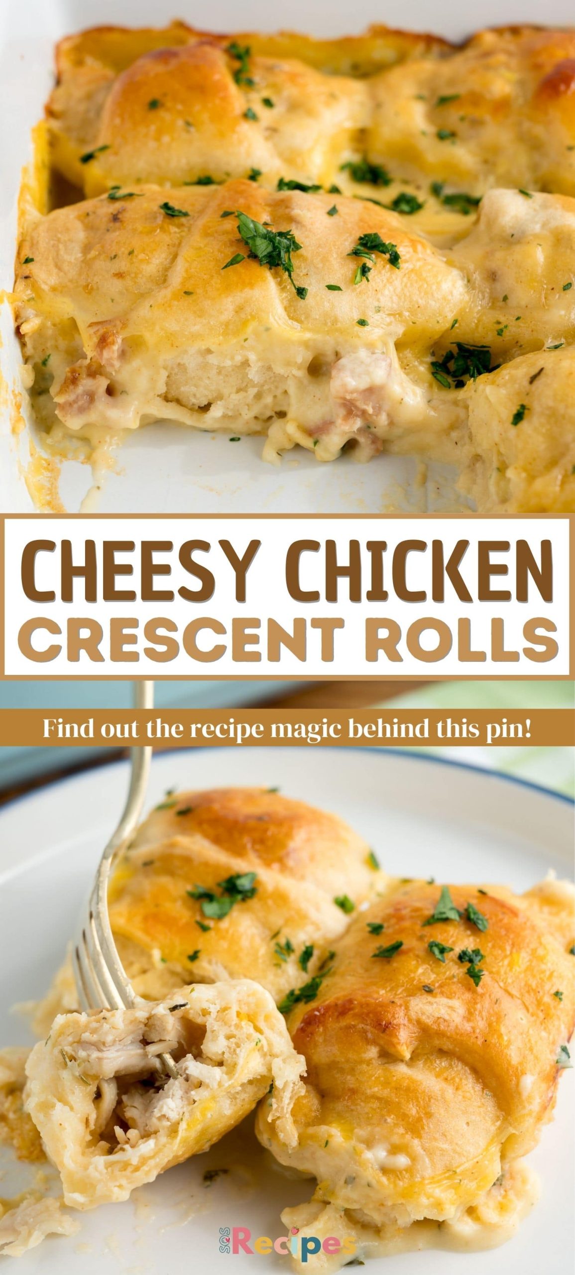 Cheesy Chicken Crescent Rolls - Sos Recipes