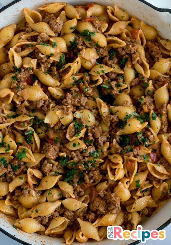 Cheesy Taco Pasta Shells Recipe - Sos Recipes