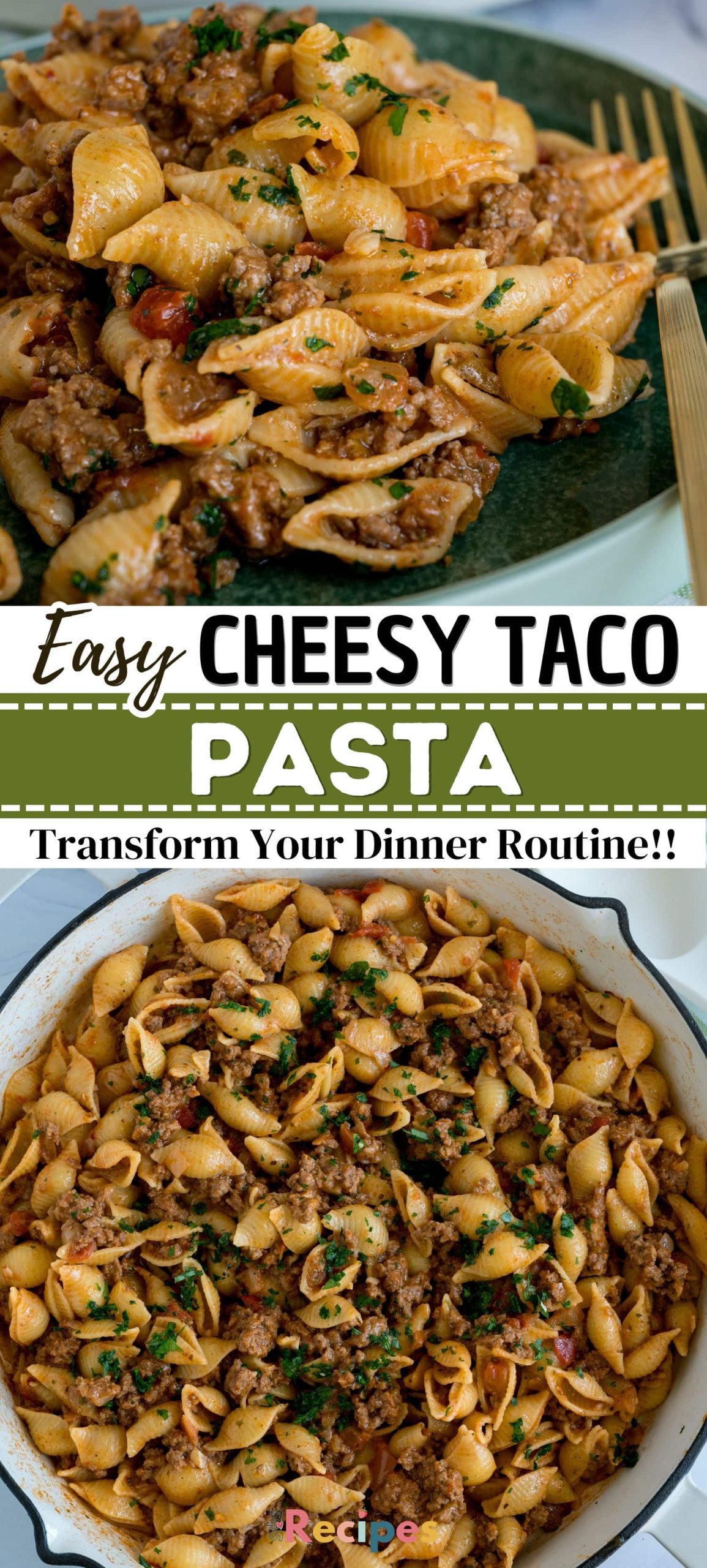 Cheesy Taco Pasta Shells Recipe - Sos Recipes