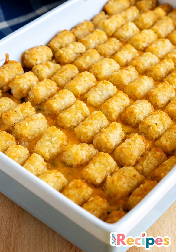 The Best Cheesy Tater Tot Casserole With Ground Beef Recipe - Sos Recipes