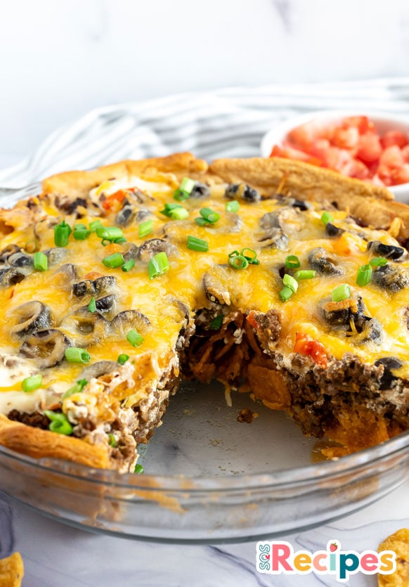 Frito And Ground Beef Taco Pie Recipe - Sos Recipes