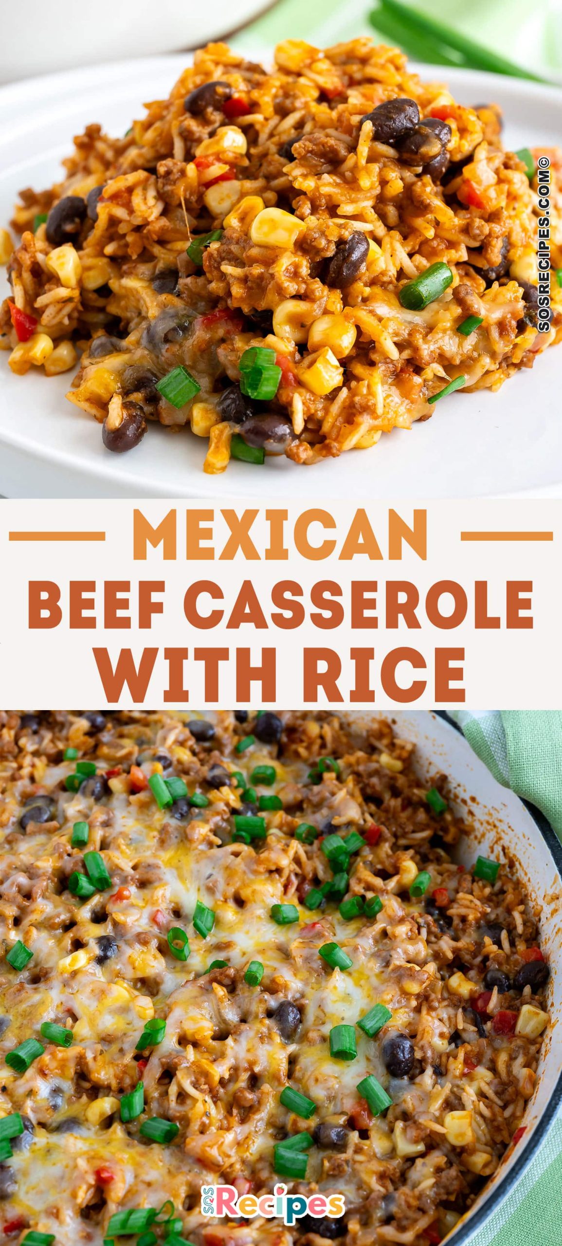 Easy Mexican Ground Beef And Rice Casserole Recipe - Sos Recipes