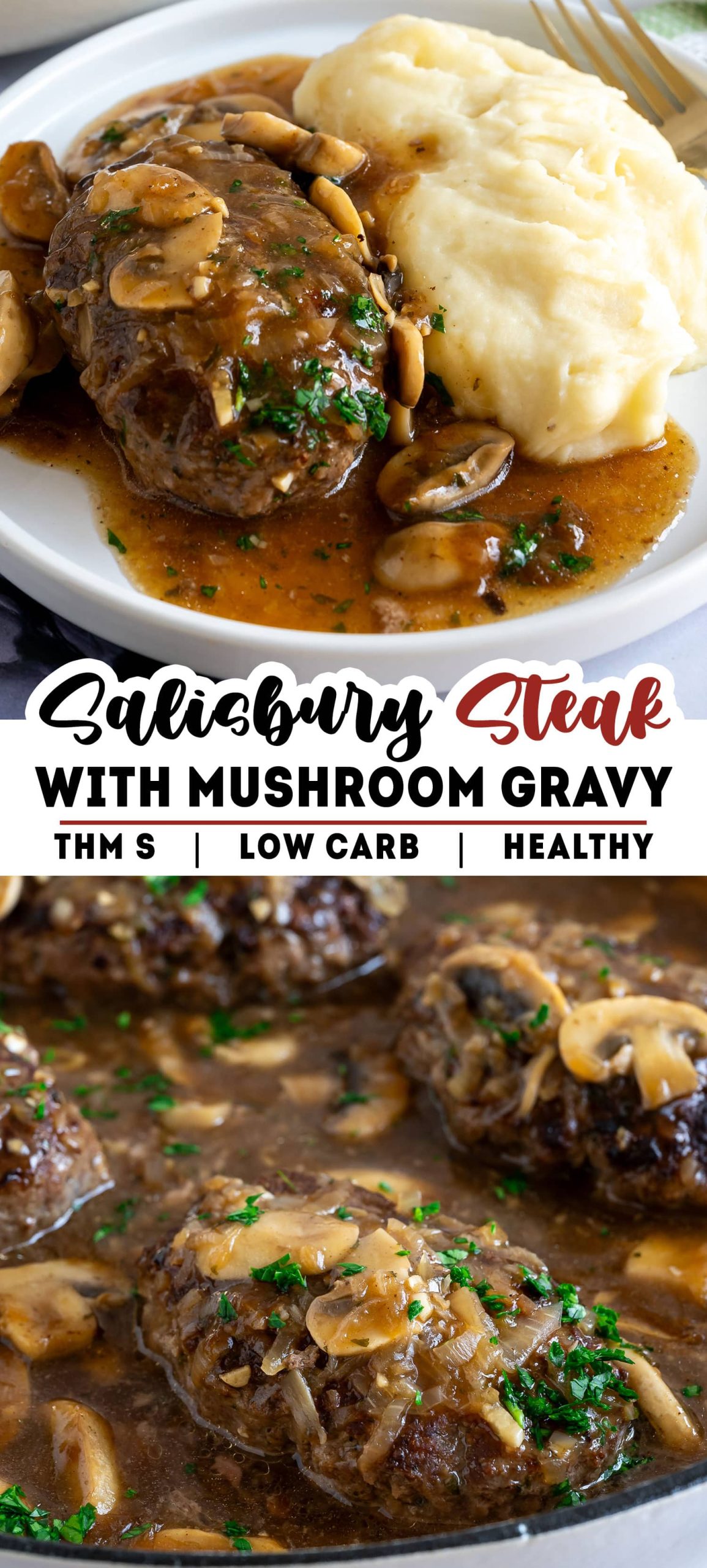 Low-Carb Salisbury Steak with Mushroom Gravy - Sos Recipes