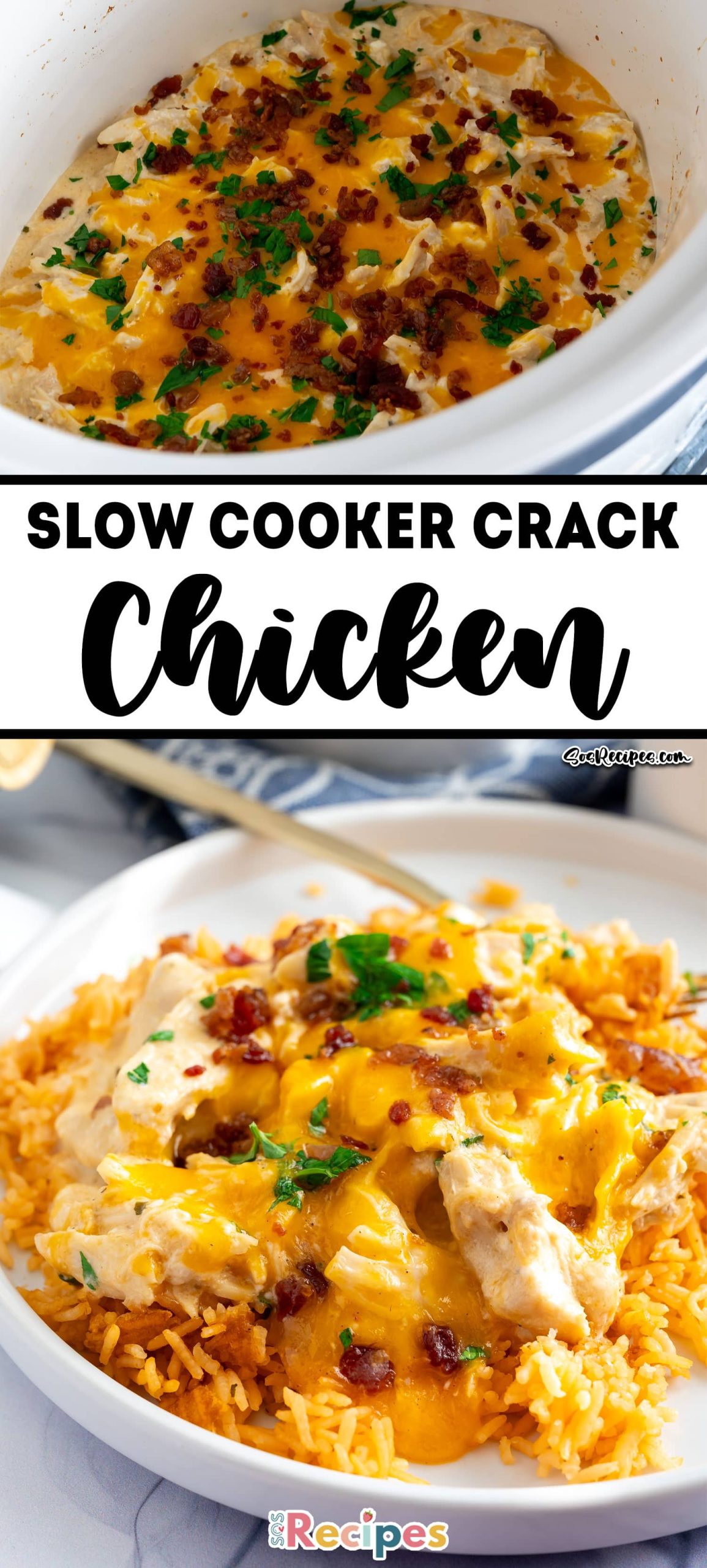 Creamy Slow Cooker Crack Chicken Recipe - Sos Recipes