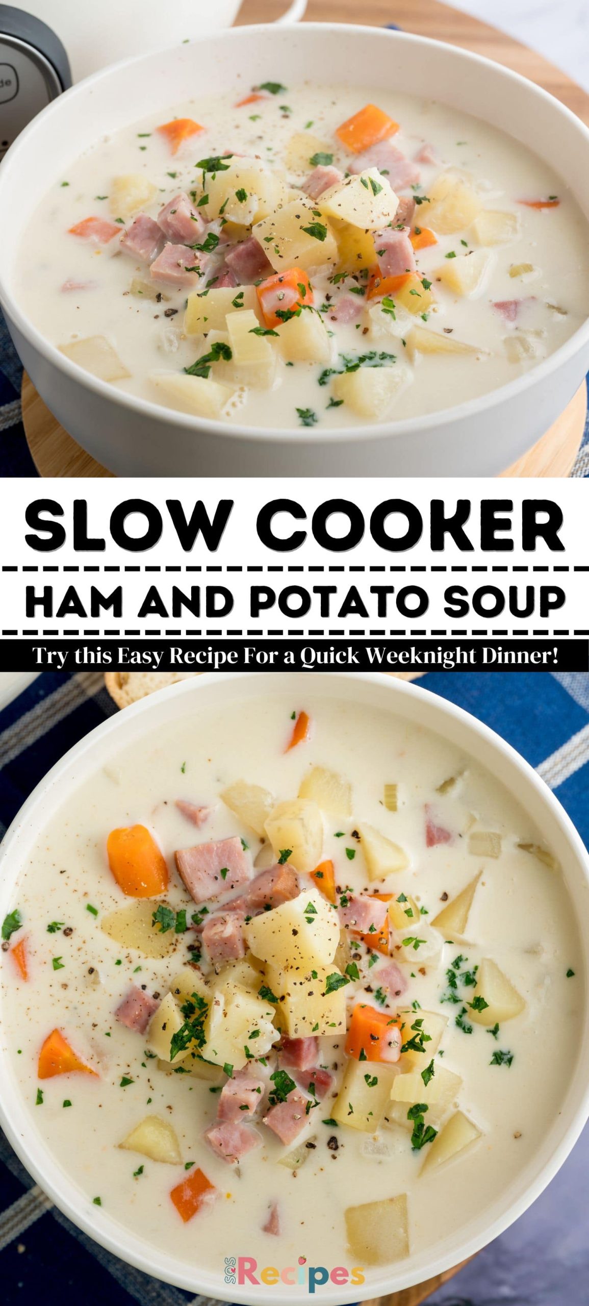 Slow Cooker Ham And Potato Soup Recipe - Sos Recipes