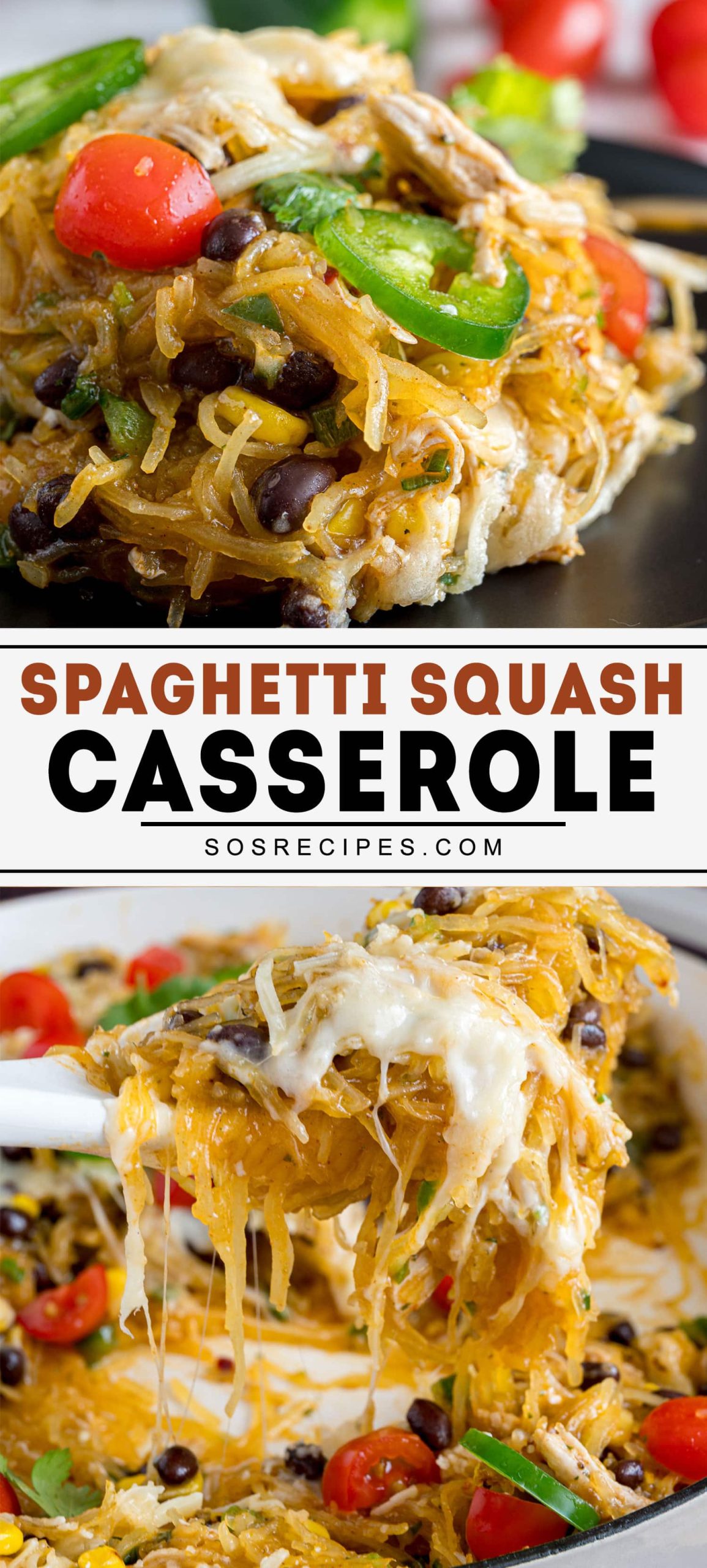 Southwestern Spaghetti Squash Casserole - Sos Recipes