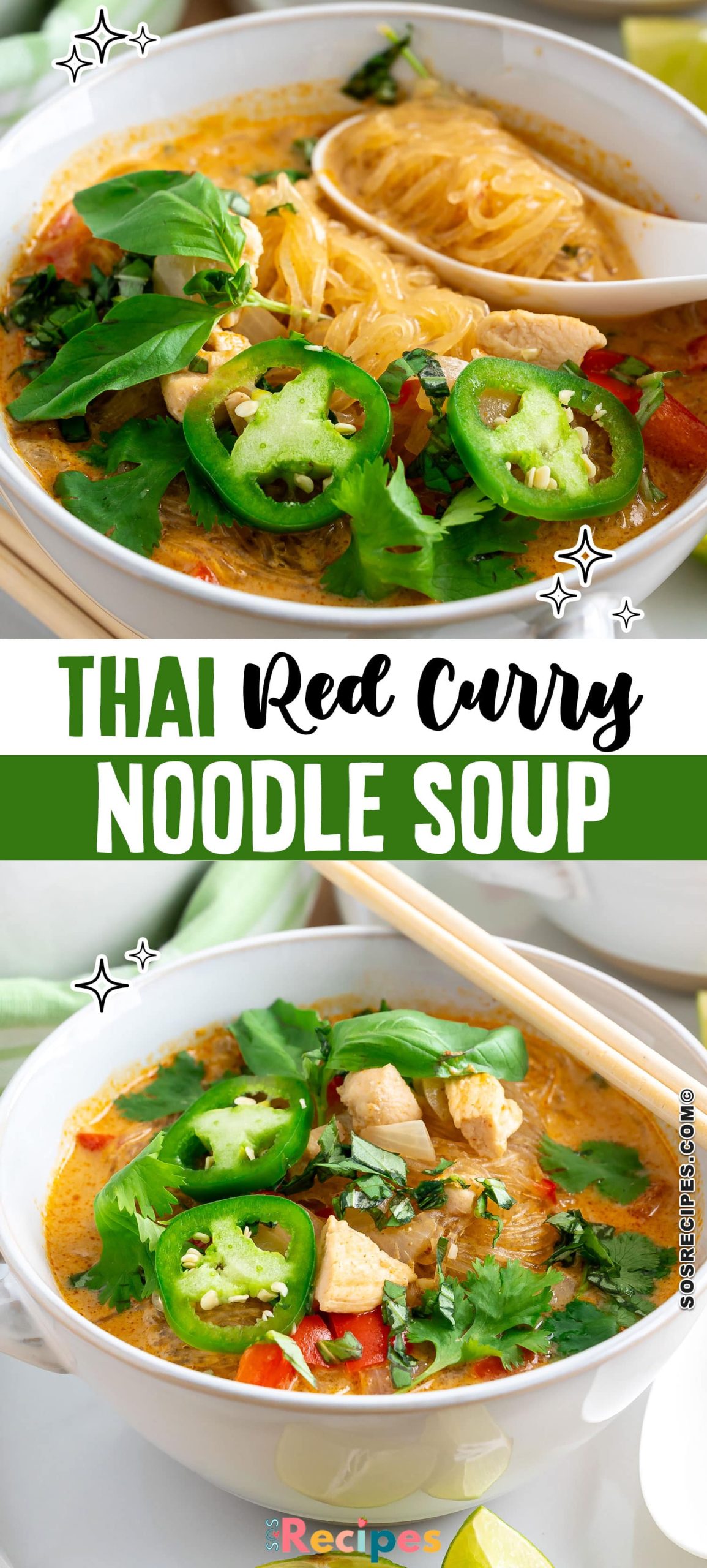 Thai Red Curry Noodle Soup Recipe - Sos Recipes