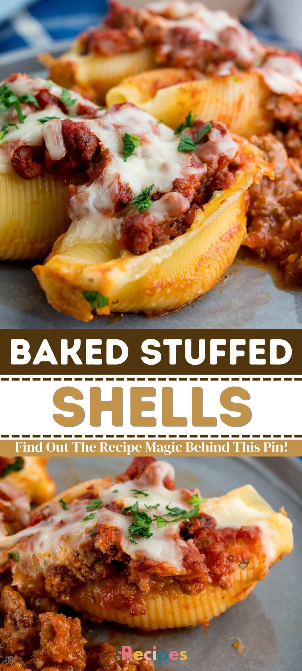 Baked Stuffed Shells Recipe - Sos Recipes