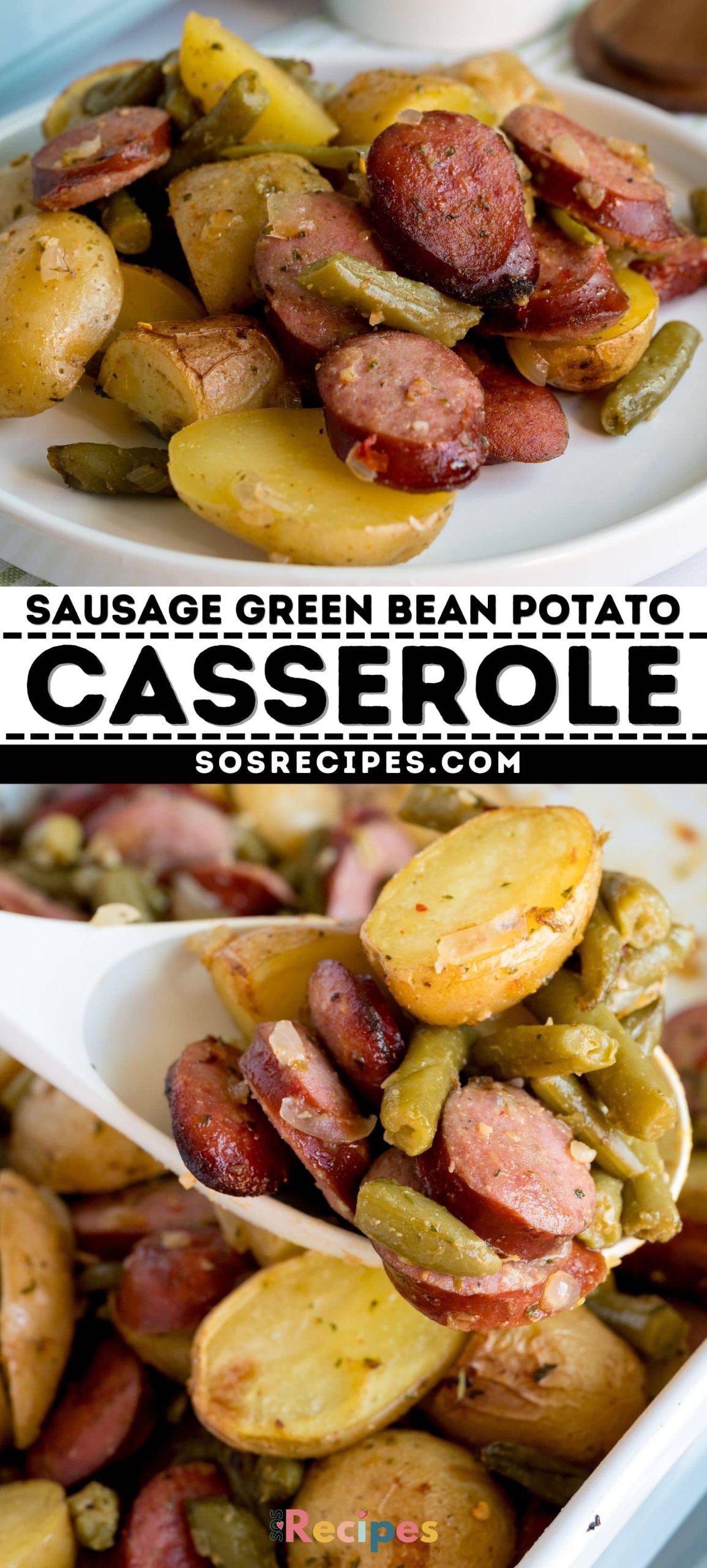 Sausage Potatoes and Green Bean Casserole Recipe - Sos Recipes