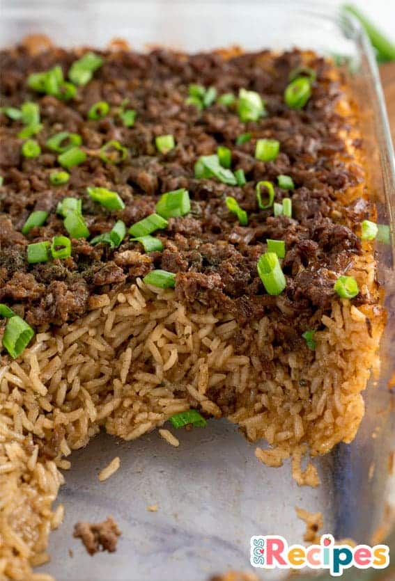 Hamburger Rice Casserole Recipe - Sos Recipes