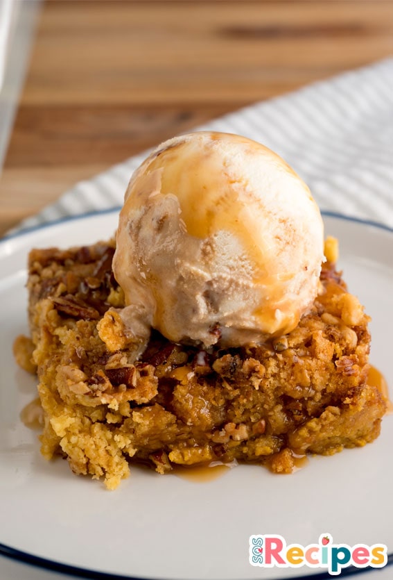 Pumpkin Dump Cake - Sos Recipes