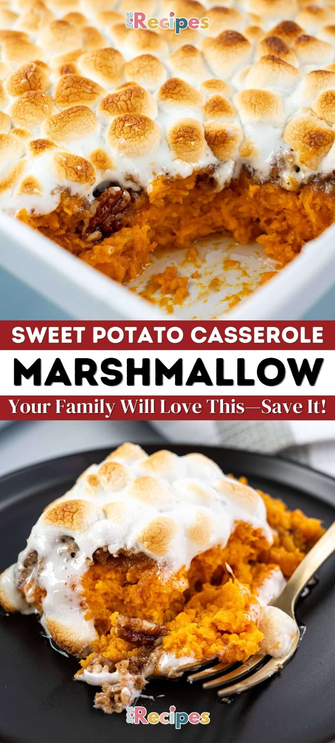Sweet Potato Casserole With Marshmallows Recipe - Sos Recipes