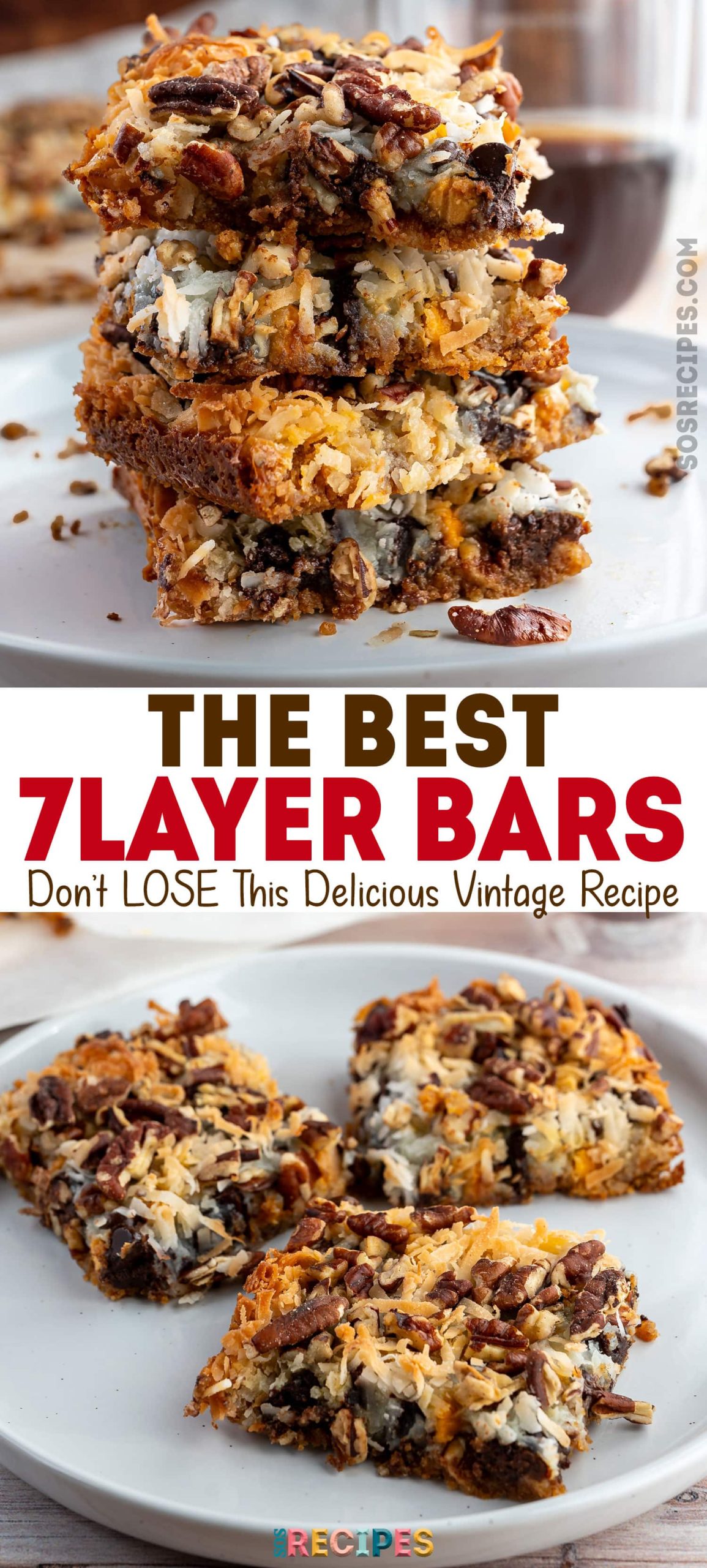7 Layer Bars (Magic Bars Recipe) - Hello Dollies - Sos Recipes