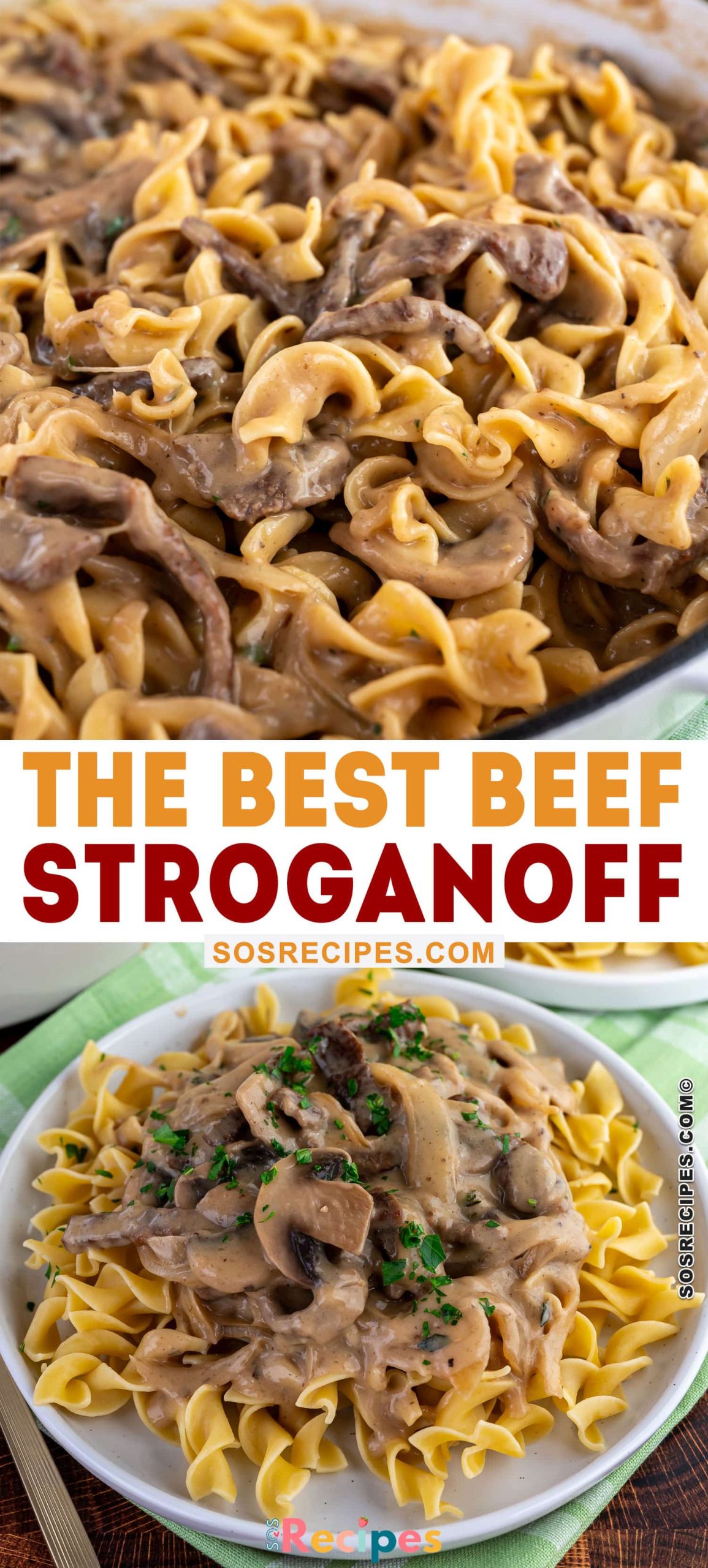 EASY Beef Stroganoff Recipe - SOS RECIPES